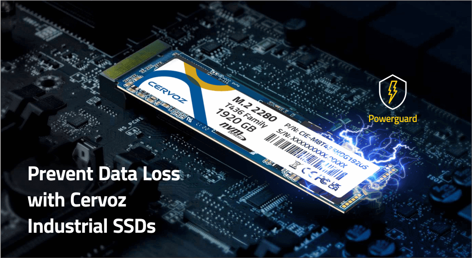 Prevent Data Loss with Cervzo Industrial SSDs