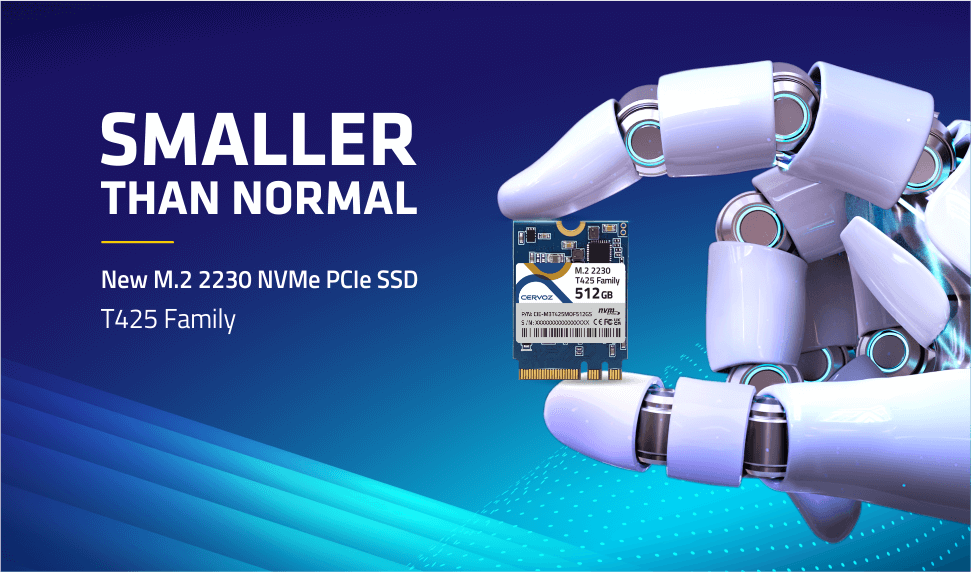 Cervoz Launches New M.2 2230(A&E key) NVMe PCIe Gen3x2 SSD