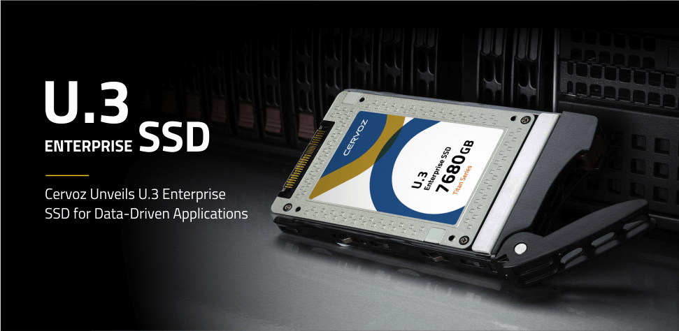 Cervoz Unveils U.3 Enterprise SSD for Data-Driven Applications