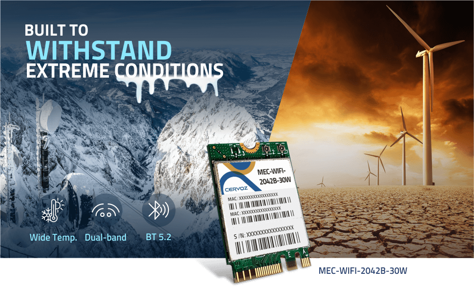 BUILT TO WITHSTAND EXTREME CONDITIONS — New Wide Temp Wi-Fi 6